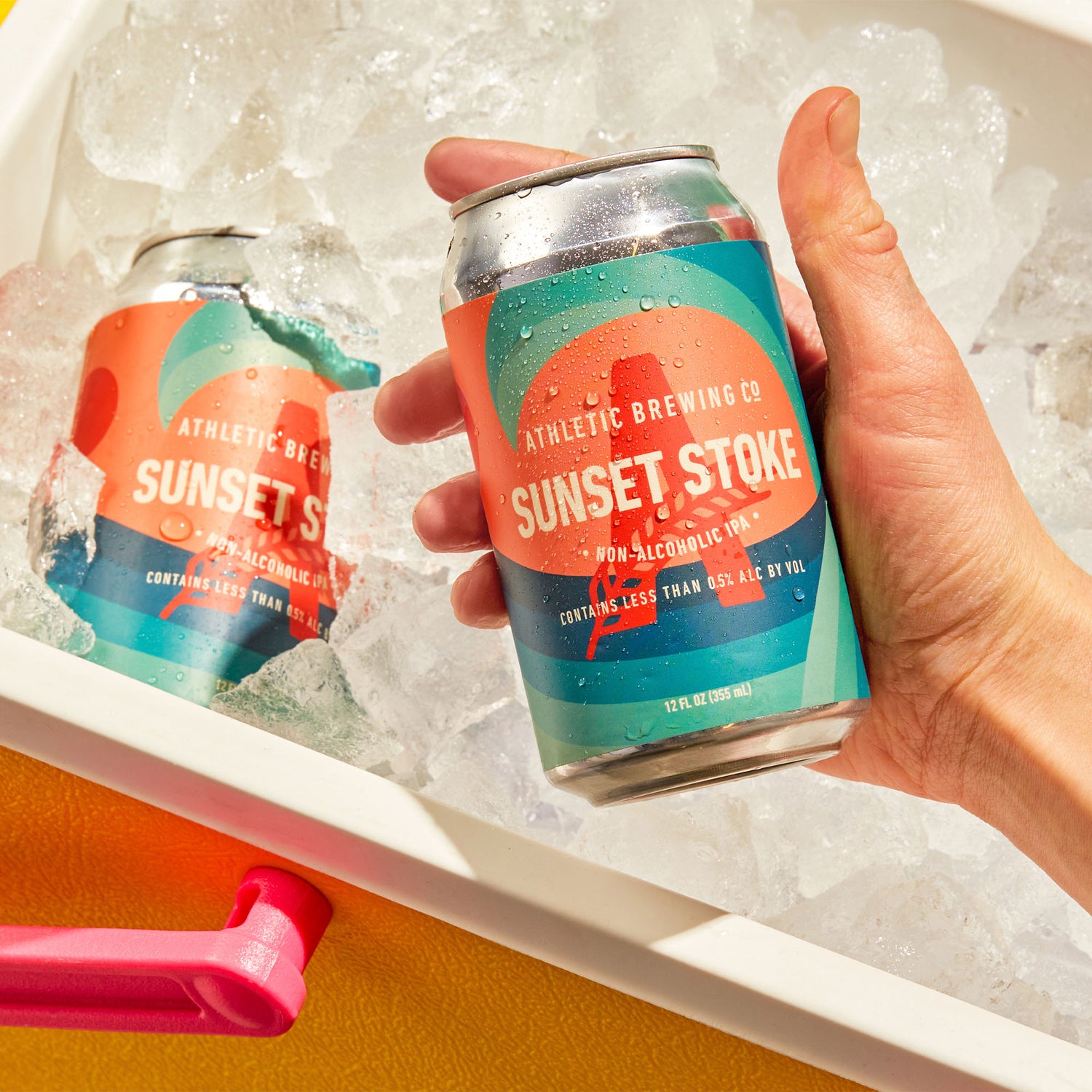 Sunset Stoke Red IPA & Refreshing Non-Alcoholic Beer – Athletic Brewing ...