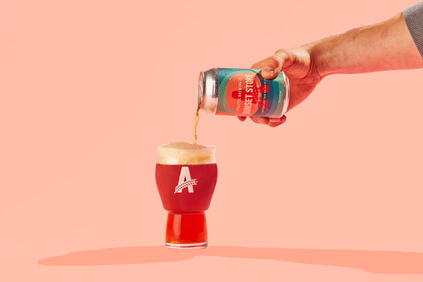 Sunset Stoke Red IPA & Refreshing Non-Alcoholic Beer – Athletic Brewing ...