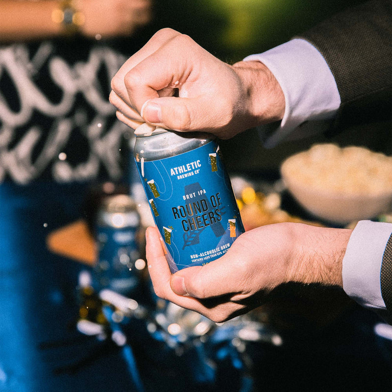 Round of Cheers | Non-Alcoholic Brut IPA | Athletic Brewing Co.