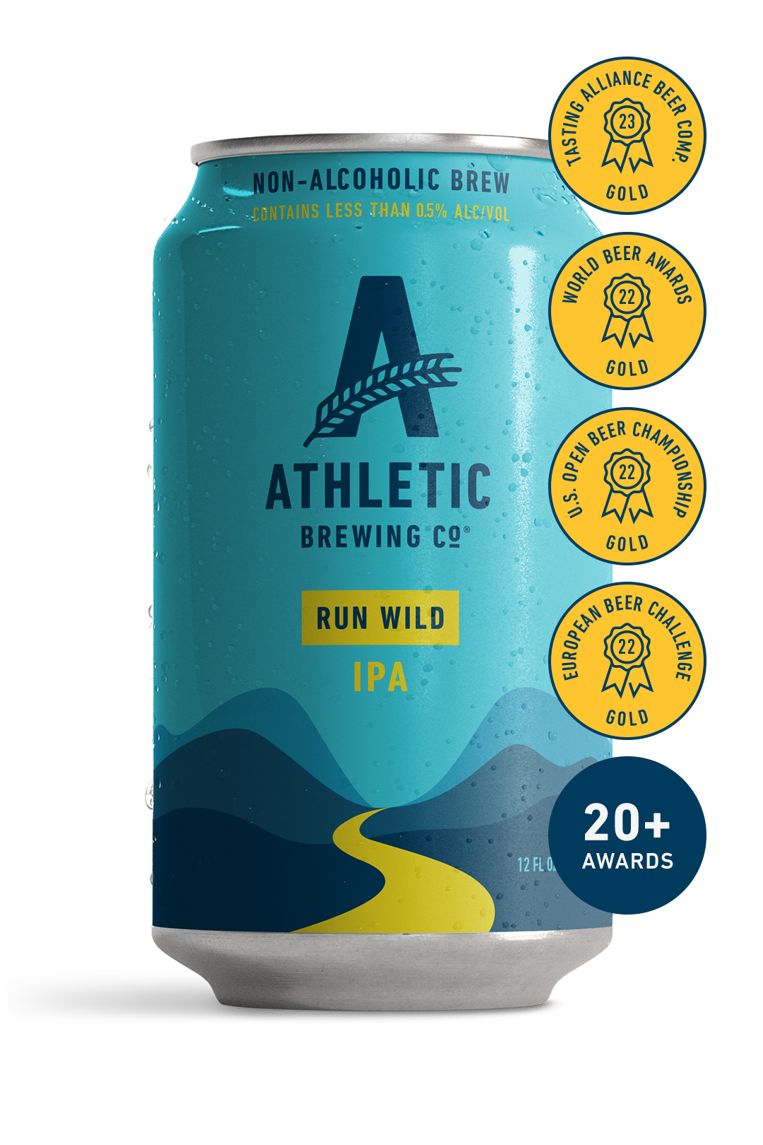 Run Wild | NA IPA Craft Brew | Athletic Brewing Co. – Athletic Brewing ...